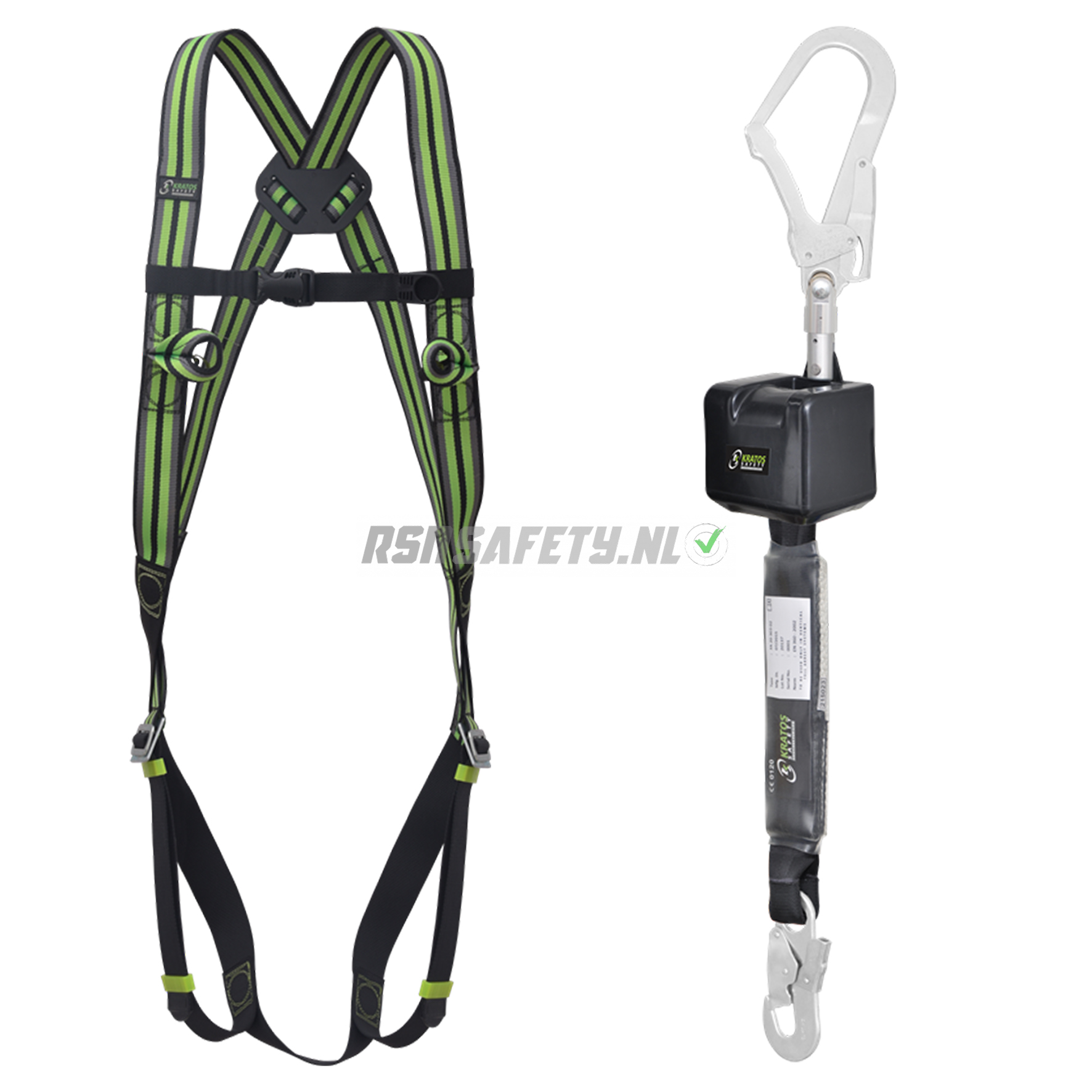 Kratos valbeveiliging set basic Valstopblok