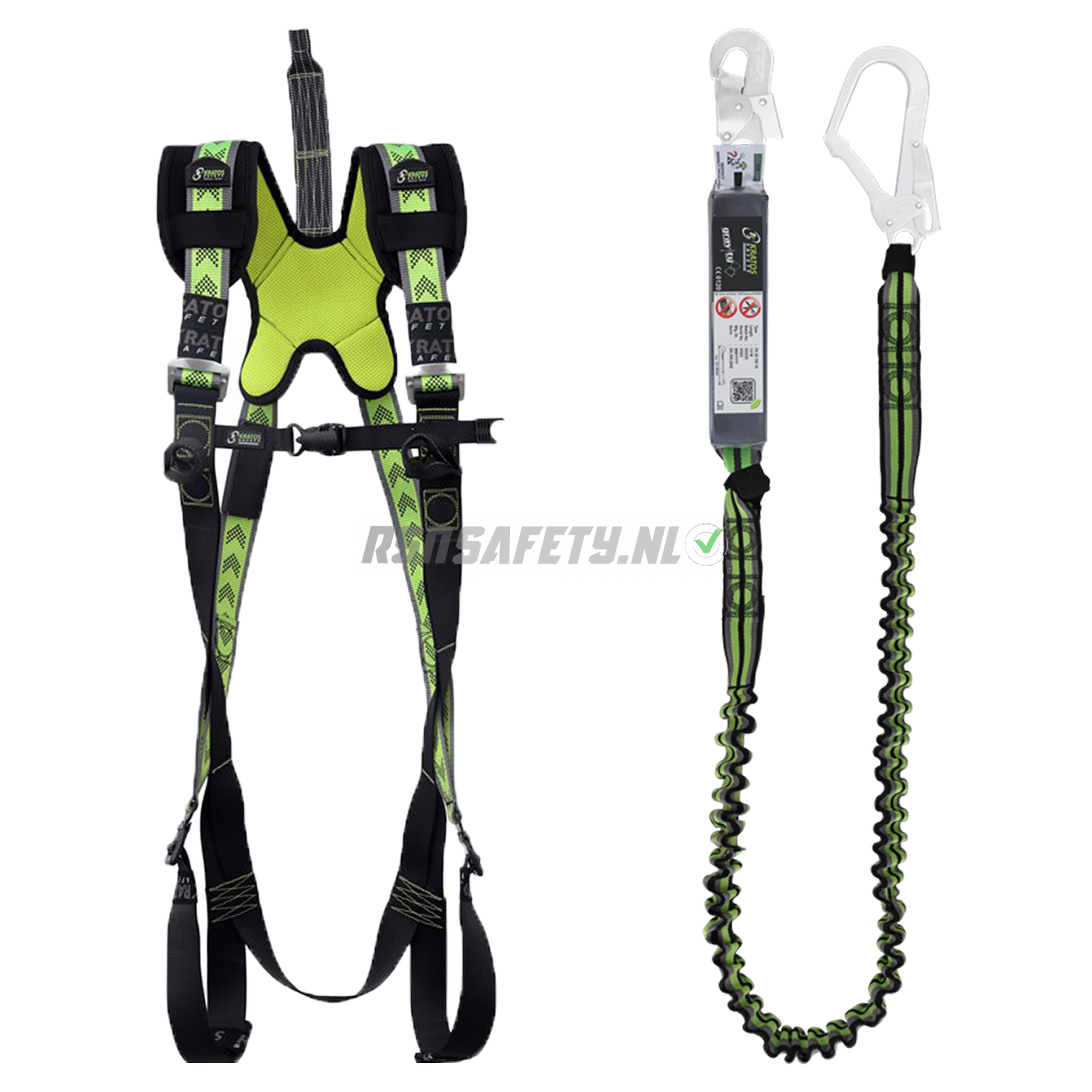 Kratos valbeveiliging set Hoogwerker valstopblok