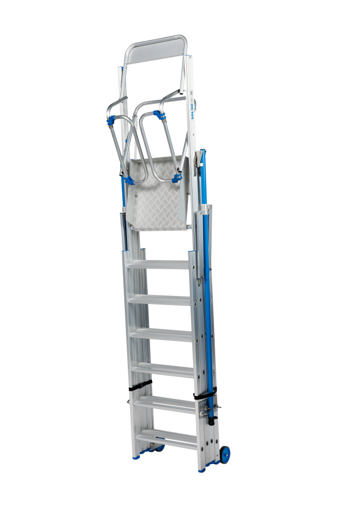 Solide telescopisch werkplatform opklapbaar